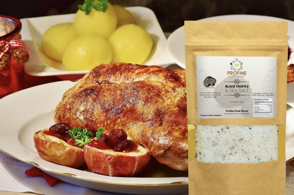 Tuber Black Truffle Sea Salt 400g ECO Pack - Truffle NZ Food Stores